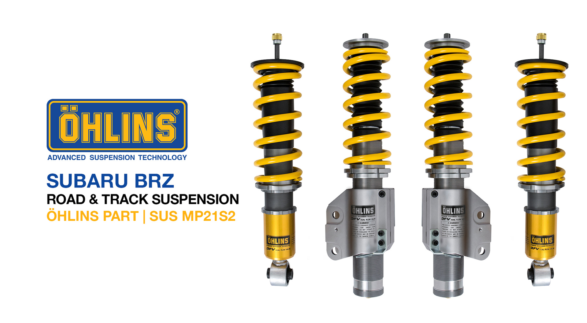 Öhlins Road & Track suspension for Subaru BRZ