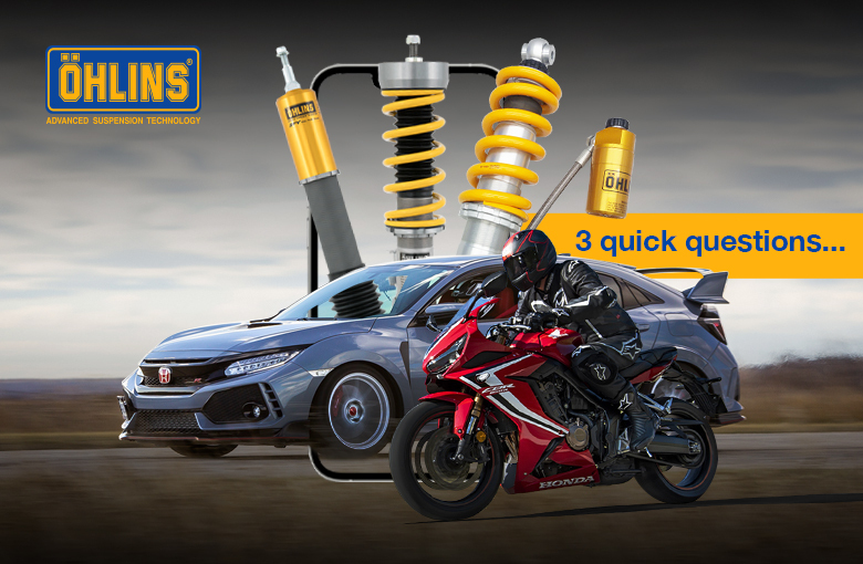 3 คำถามสั้นๆ จาก Öhlins...